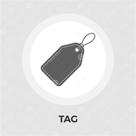 Etiquete El Vector Icono Plano Ilustración Del Vector Ilustración De