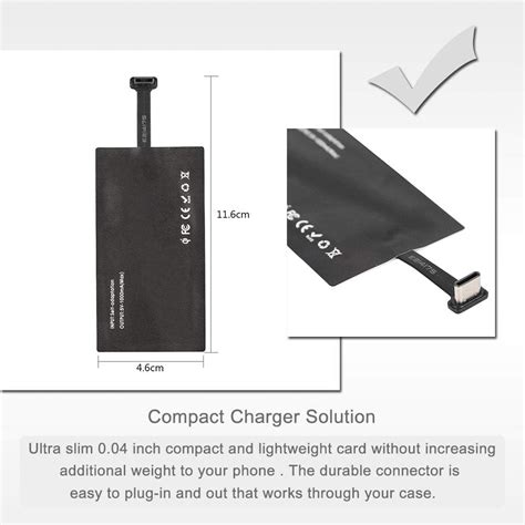 Type C Qi Charging Receiver Type C Usb C Qi Wireless Charging Receiver Module For Smartphone
