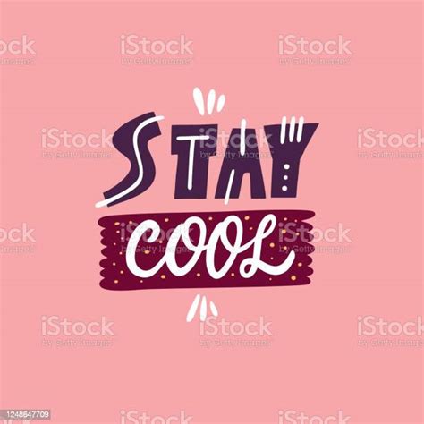 멋진 글자 구문 유지 스칸디나비아 타이포그래피 다채로운 벡터 일러스트레이션 분홍색 배경에 격리 동기 부여에 대한 스톡 벡터 아트 및 기타 이미지 Istock