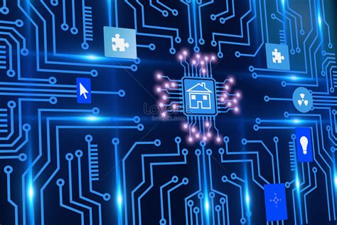 과학 기술 반도체 회로 배경 사진 및 창의적인 일러스트 무료 다운로드 Lovepik