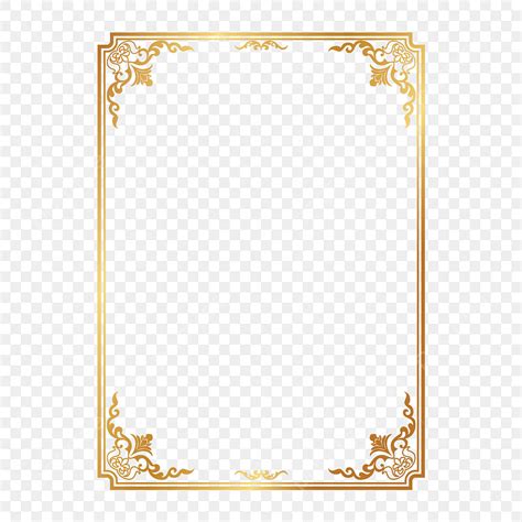 Elegant Border Vector Png