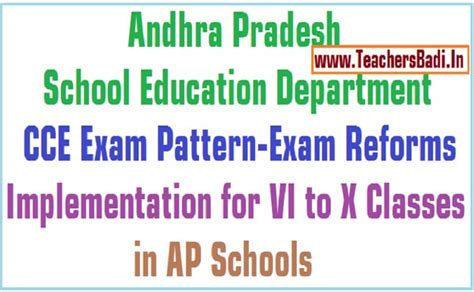 CCE Common Exam System Implementation Guidelines For AP Babes 2016