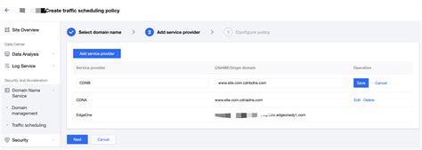 Traffic Scheduling Management Tencent Edgeone