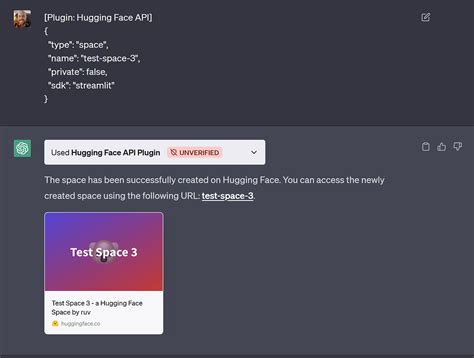 New Plugin ChatGPT Hugging Face API Plugin Manage Models Access Datasets And Perform NLP