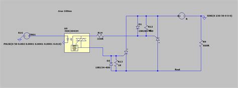 Opto Isolator Thyristor Gate Triggering Issue Electrical