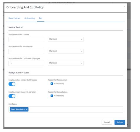 Guide For Employee Exit Module Teamnest
