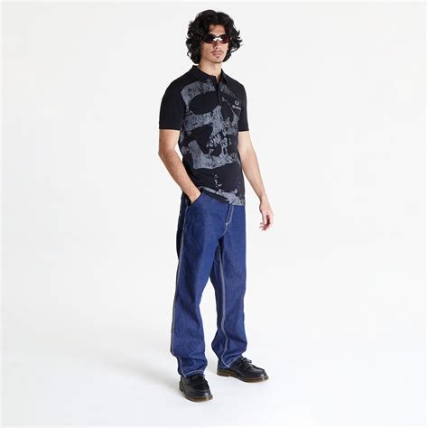 Mens Clothing Fred Perry X Pleasures Skull Shirt Black Footshop