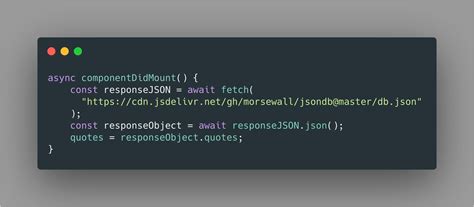 Random Quote Part 6 React Using Various Front End Stacks