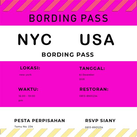 10 Boarding Pass Free Template In Psd Template Business Psd Excel