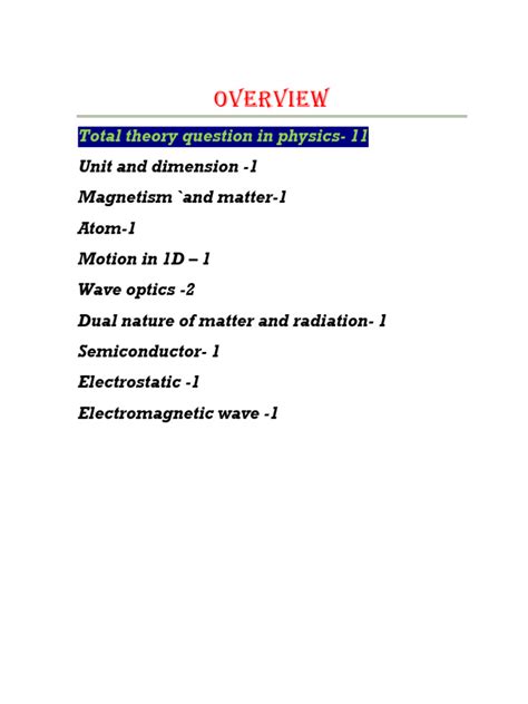 physics theory ques pdf