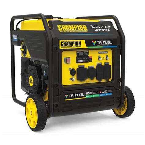 Champion Power Equipment 5500 4000 Watt Electric Start Gasoline And Propane Powered Dual Fuel