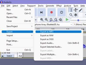 How To Export An Mp In Audacity Best Settings MediaEquipt