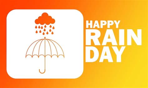 Premium Vector Happy Rain Day