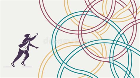 Abstract Geometric Circles Modern Design Pattern Element Vector Design Generative Ai Stock