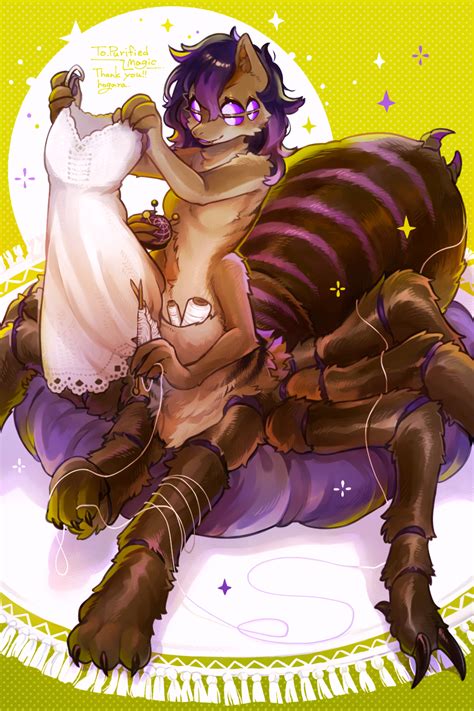 Hogara Original Commentary Request Commission Highres Skeb Commission 1girl Arthropod