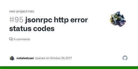 Jsonrpc Error Status Codes Issue 95 Neo Project Neo GitHub