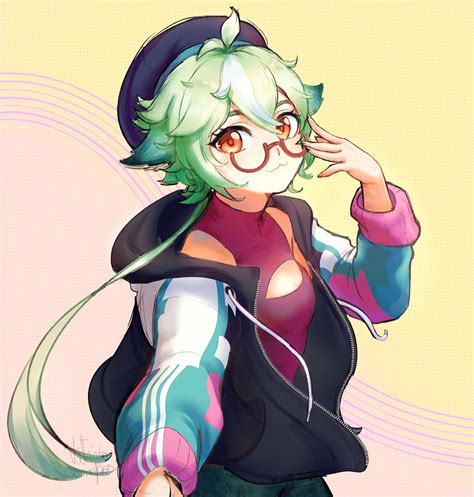 Sucrose With New Outfit Rgenshinimpact