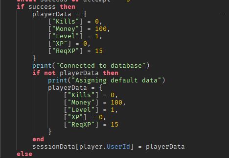 Data Isn T Nil But Game Thinks It Is Scripting Support Developer Forum Roblox