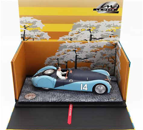 Le mans miniatures Bugatti F1 Type 57s 45 N 14 A c f Gp 1937 Jean Bugatti 1 18 2 Tóny Matné