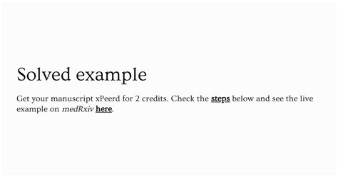 solved example