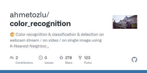 GitHub Ahmetozlu Color Recognition Art Color Recognition Classification Detection On