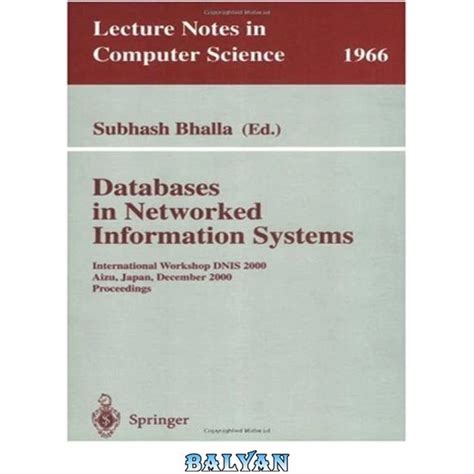 خرید و قیمت دانلود کتاب Databases In Networked Information Systems International Workshop Dnis