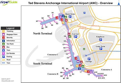 Anchorage Ted Stevens Anchorage International Anc Airport Terminal