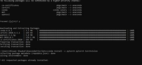 Python How To Install Torch With Conda On Window Stack Overflow