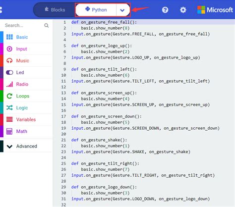How To Use Accelerometer Sensor With Micro Bit