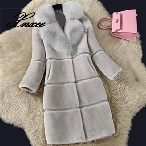 Женская зимняя шуба из искусственного меха женские шубы из овчины чистый цвет воротник из