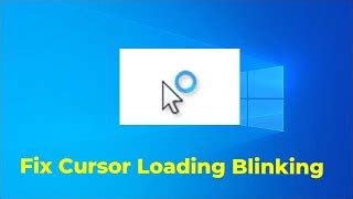 Fix Cursor Loading Blinking Circle In Windows How To Fix Cursor Spinning Blue Circle Windows