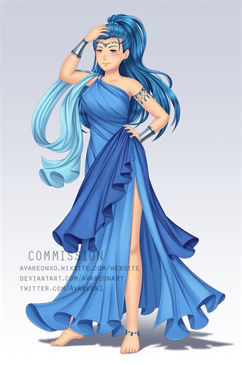 [comm] Girl By Avareonart On Deviantart