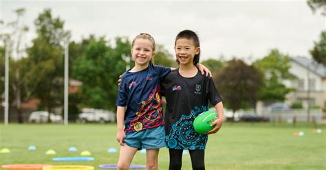 First Nab Afl Auskick Session Play Afl
