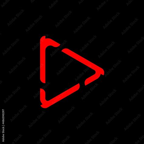 Letter Triangle R Logo Design Vector Image Triangle Letter R Logo Design Icon Vector Image