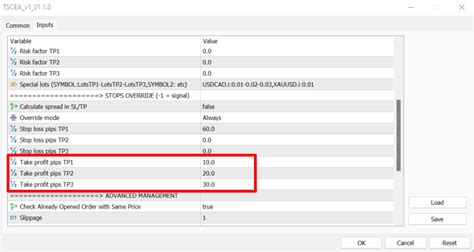 Can I Set My Predefine Sl And Tp Pips In Tsc