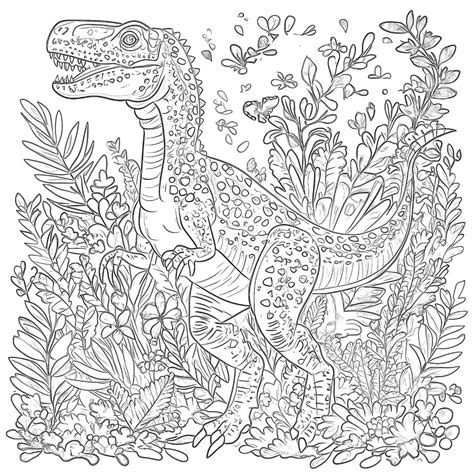 Imágenes De Dinosaurios De Dibujos Animados Para Colorear Dibujos