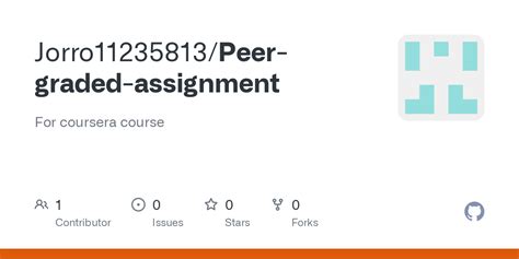 Github Jorro11235813peer Graded Assignment For Coursera Course