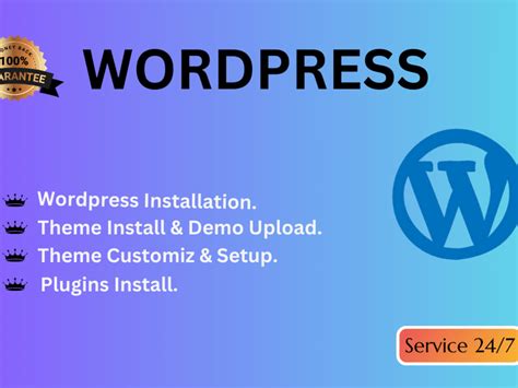 Installation Wordpress Setup Theme Demo Import And Customization For