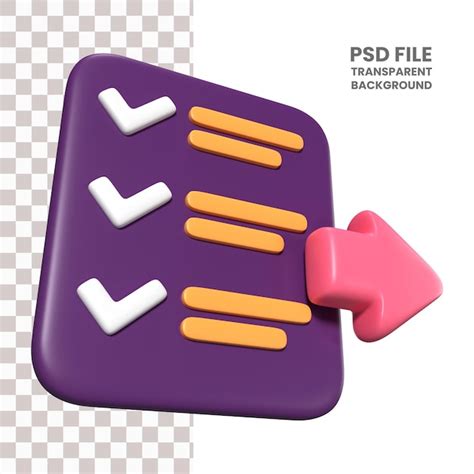 Premium Psd Order Checkout 3d Illustration Icon