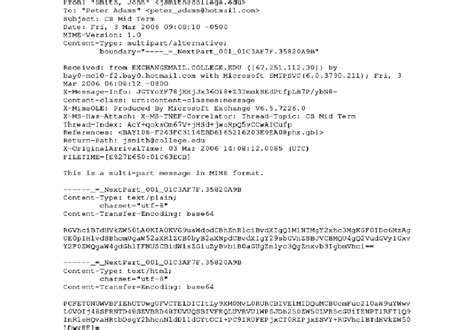 An Example Of A Multi Part Message In Mime Format With Mixed Subtypes Download Scientific Diagram