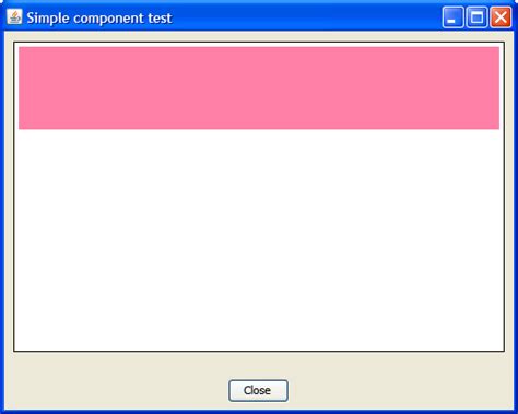 Java Can T Paint A Custom Component In Swing Correctly Stack Overflow