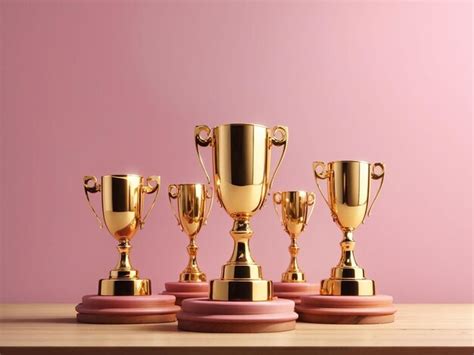 Premium AI Image | Winner background rendering