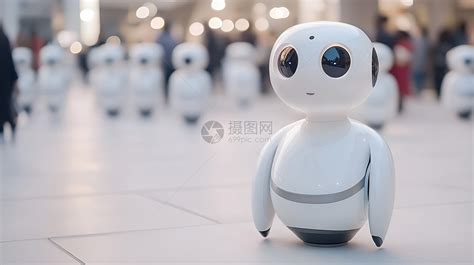 人群中的机器人高清图片下载 正版图片601720688 摄图网