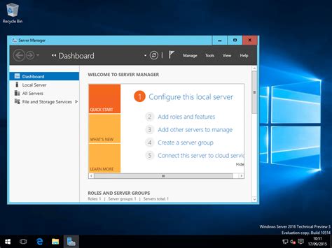 Tuto Ws 2016 Installation De Windows Server 2016 Technical
