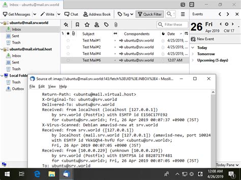 Ubuntu 1904 Postfix Clamav Amavisd Server World