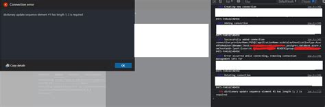 Dictionary Update Sequence Element 1 Has Length 1 2 Is Required · Issue 434 · Microsoft