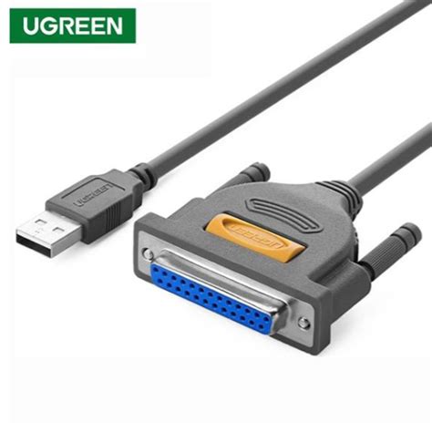 Ugreen Us167 Usb To Db25 Parallel Printer Cable 2m Midas Computer