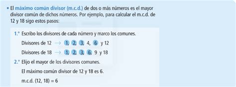TravesÍa Del Saber Máximo Común Divisor