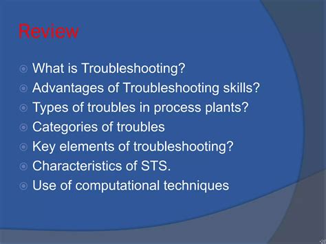 Process Troubleshooting PDF