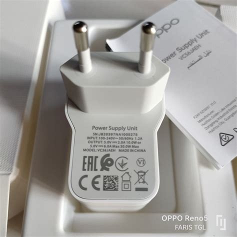 Jual Adapter Charger Oppo Reno Vc Jaeh Original New Shopee Indonesia